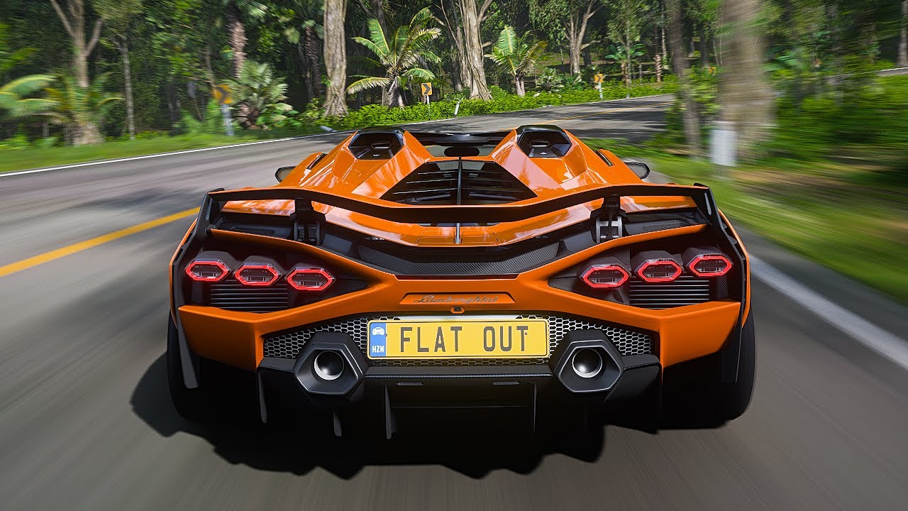 955HP Lamborghini Sián Roadster Flat out - Free roam Gameplay | Forza ...