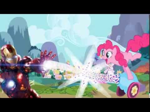 Iron Man vs. Pinkie Pie - YouTube
