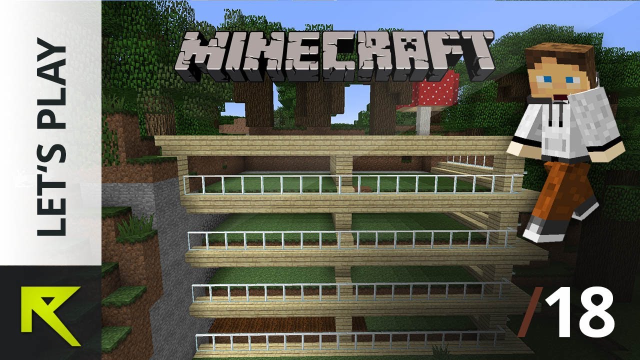 Minecraft — LP #18 Stavíme farmu na obilí, mrkev a brambory [HD/CZ ...