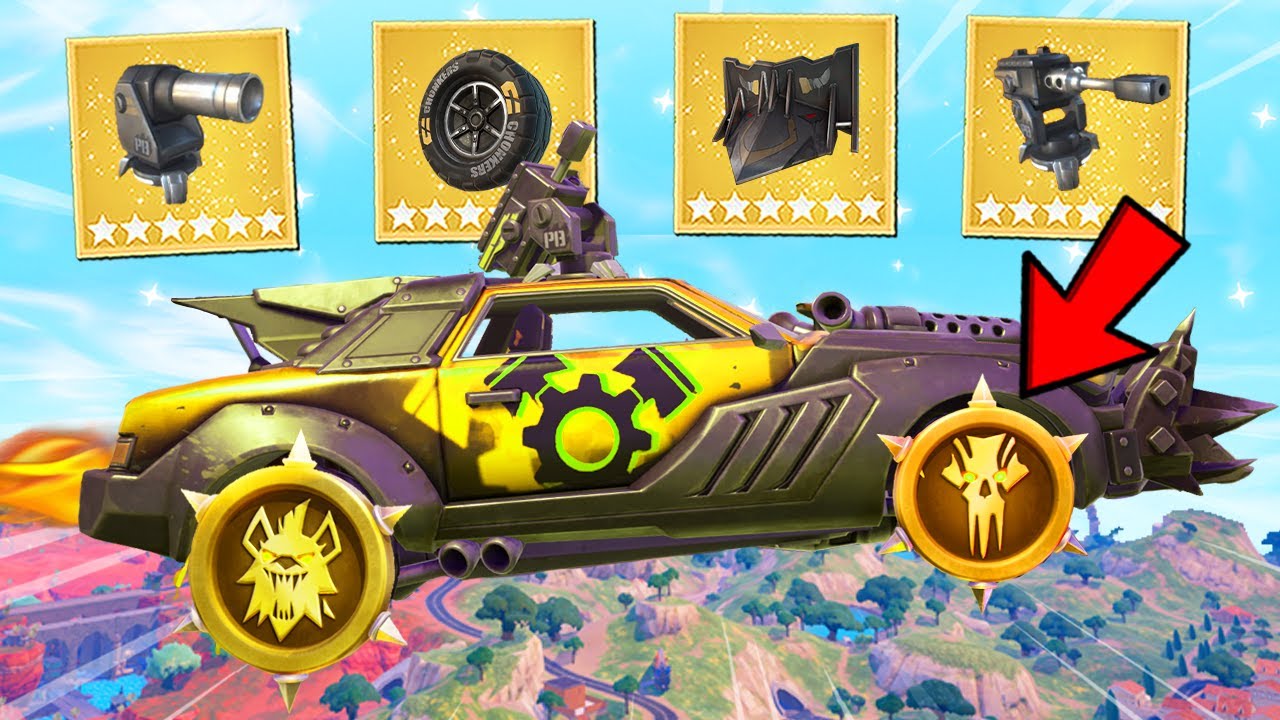 The *MYTHIC CAR* Challenge in Fortnite - YouTube