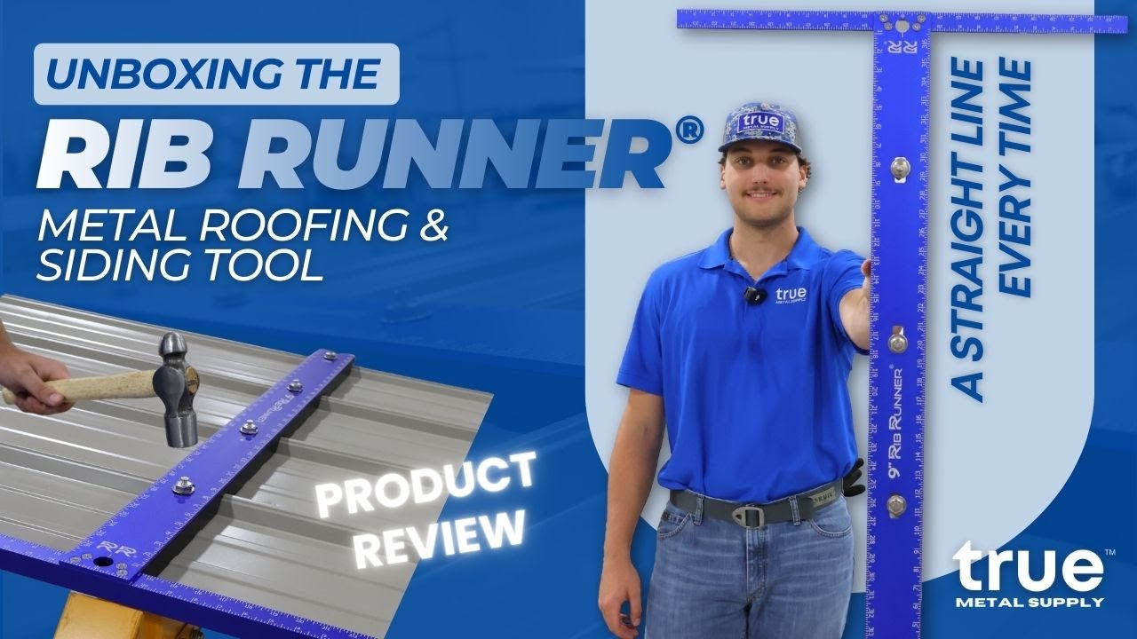 Rib Runner Metal Roofing & Siding Tool - YouTube