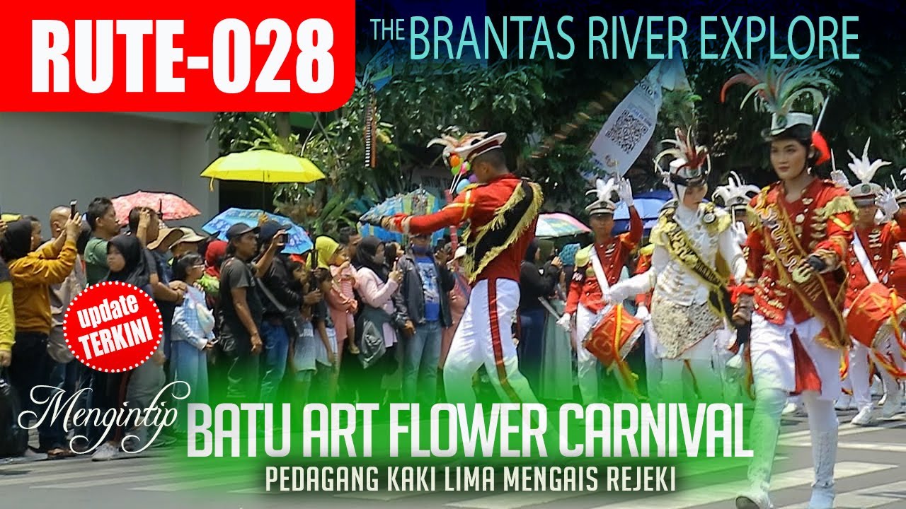 Rute 028 Batu Art Flower Carnival Dimanfaatkan Pedagang Kaki Lima ...