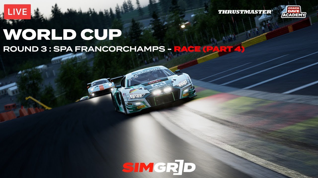 The Sim Grid World Cup by Thrustmaster - Round 3 - 24h of Spa (Race ...