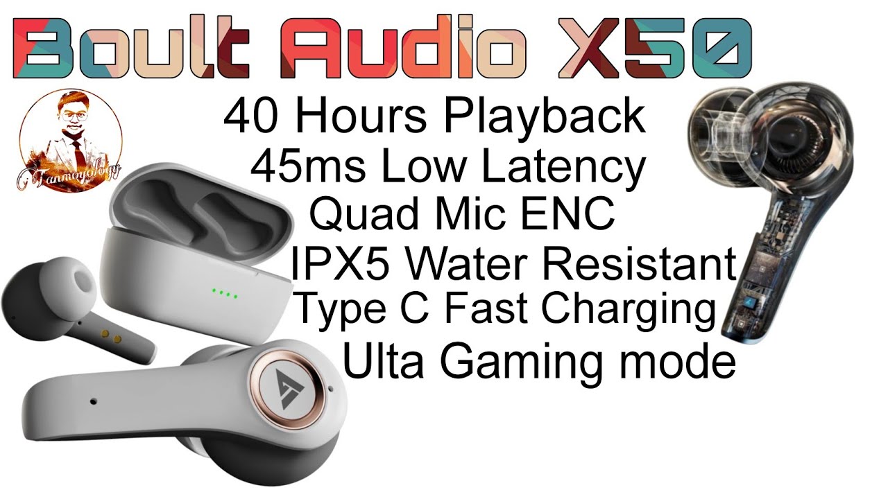 Boult Audio Airbass X50🤩🤩🤩 Earbuds/TWS Unboxing & Review @tanmoyology ...