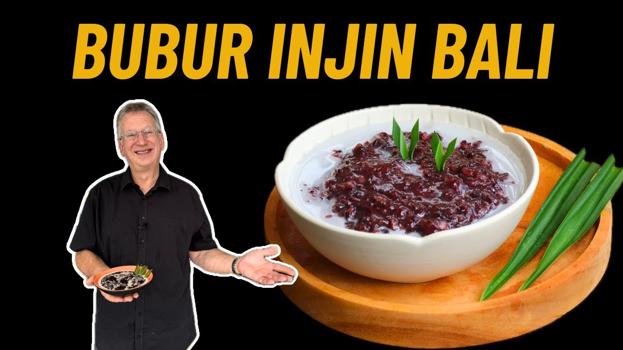 Hoe maak je Bubur Injin Bali? (zoete zwarte rijstpudding recept) - YouTube