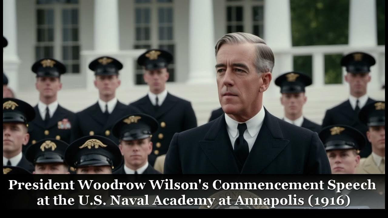President Woodrow Wilsons Commencement Speech at the US Naval Accademy ...