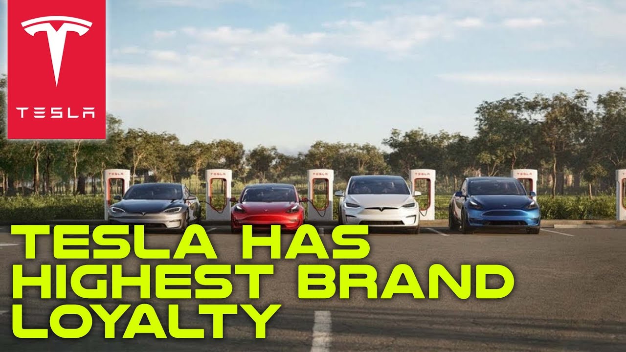 Tesla Has Highest Brand Loyalty in Industry - YouTube