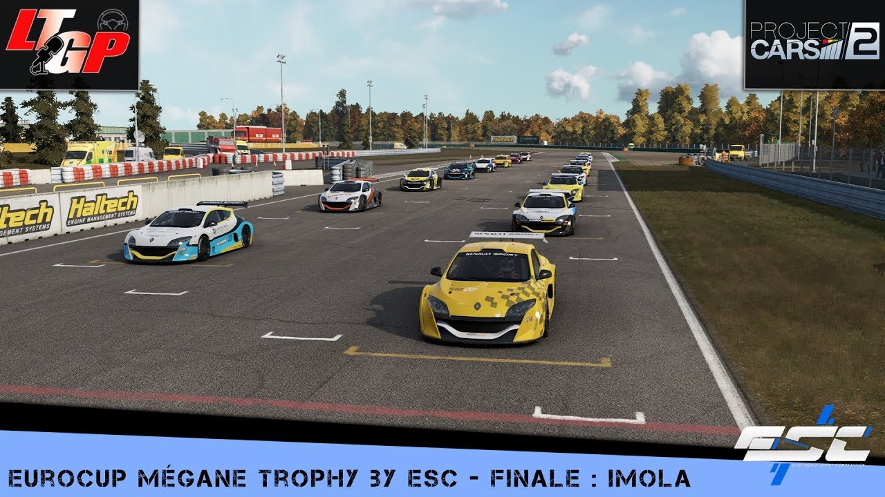 [PCARS 2] - Eurocup Mégane Trophy by ESC - Finale : Imola - YouTube
