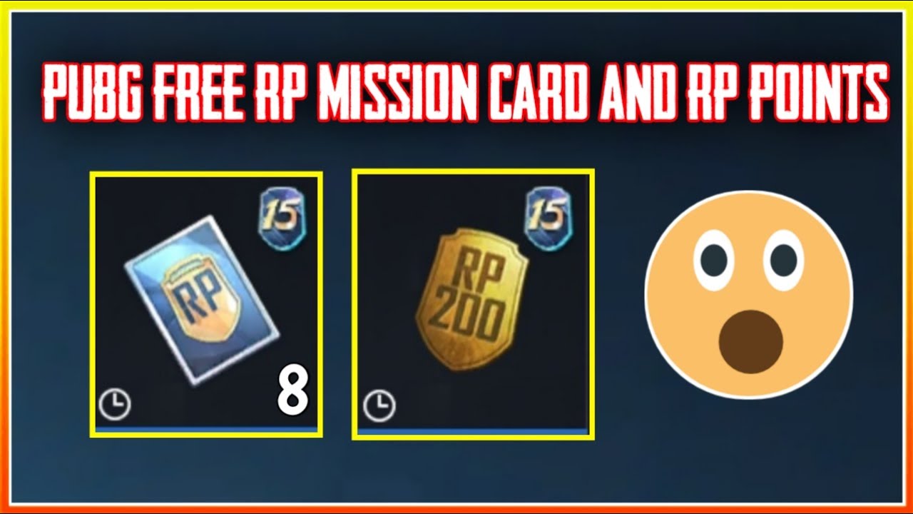 PUBG MOBILE FREE RP CARDS & RP PONTS FULL EXPLAIN VIDEO - YouTube