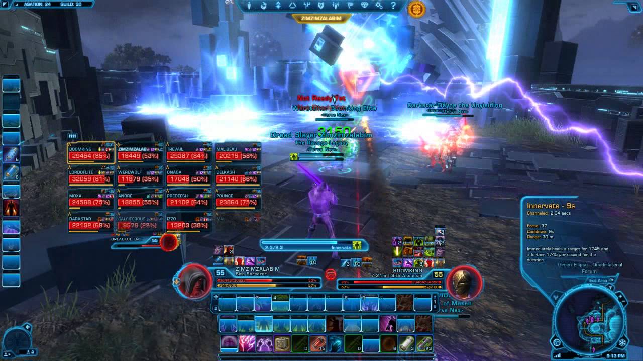 SWTOR Dreadful Entity TFBHM Level 55 - YouTube