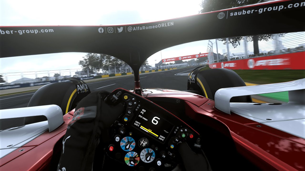 [F1 22] Cockpit Real Racing | Round 3 - AUSTRALIA (Head Tracker IR ...