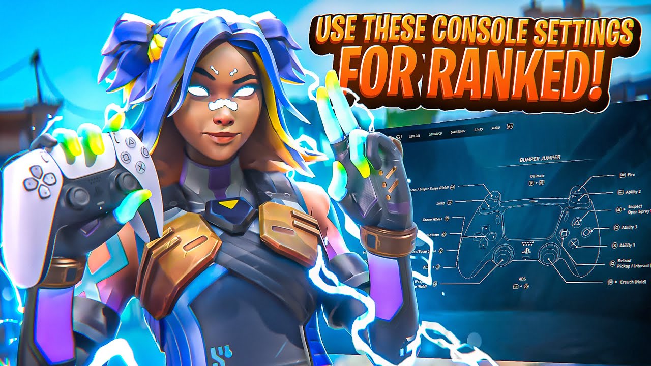 The *BEST UPDATED SETTINGS* For RANKED on VALORANT CONSOLE..! (Settings ...