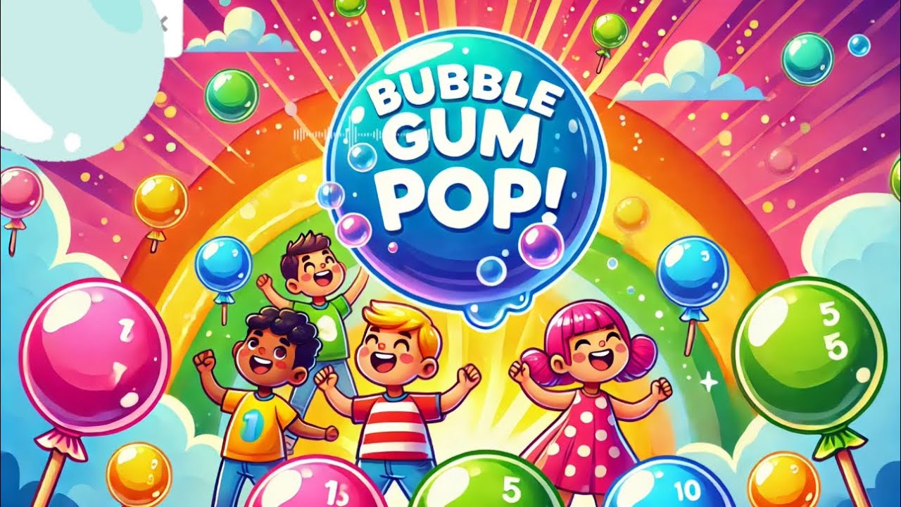 🫧 Bubble Gum Pop! | Fun Counting & Colors Song for Kids | Sing Along ...