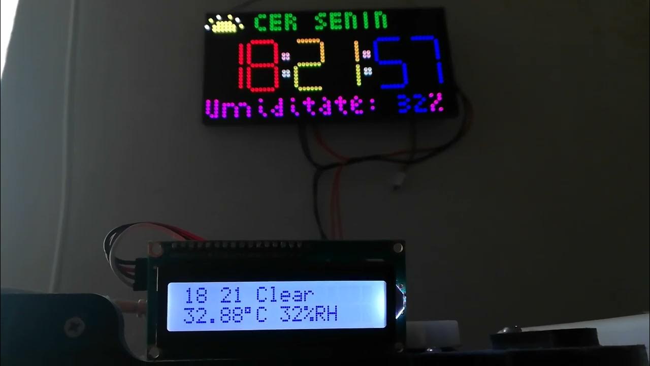 RPi Pico W Weather Station Clock using MicroPhython (4) - YouTube