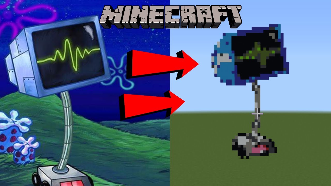 Minecraft Tutorial: How to Build Karen in Minecraft!! (Planktons robot ...