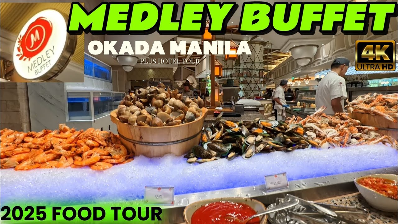 MANILA'S BEST BUFFET? Okada Manila Medley All-You-Can-Eat [4K] - YouTube