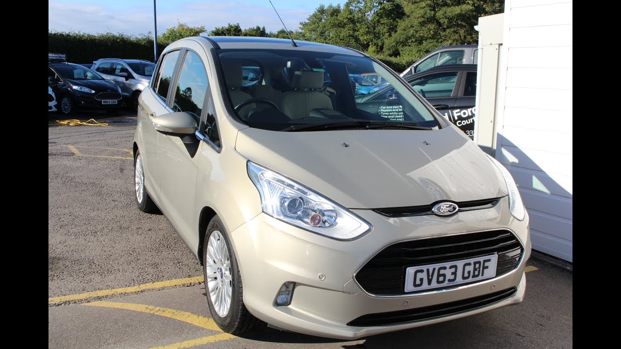 Ford B-MAX 1.0 (100ps) Titanium in Tectonic Silver | Winford Ford - YouTube