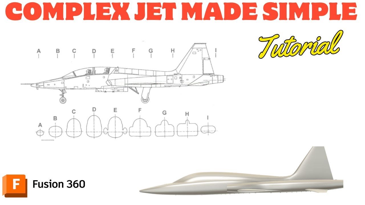 Designing Complex RC Jets for 3D printing Made Simple in Fusion 360 ...