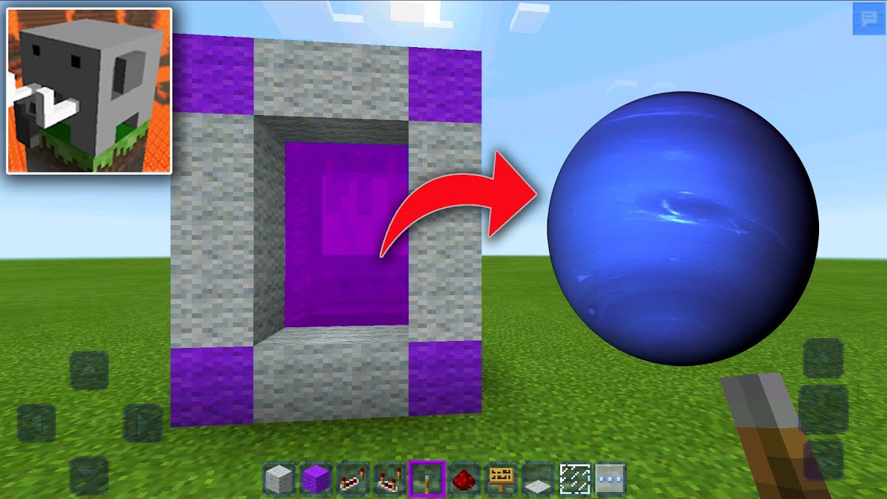 How to Make PORTAL to NEPTUNE in CRAFTSMAN : Building Craft - YouTube