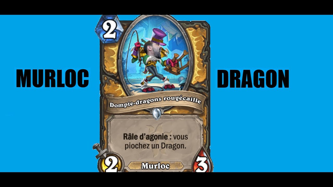 Deck murloc dragon meta sombrelune Heartstone - YouTube
