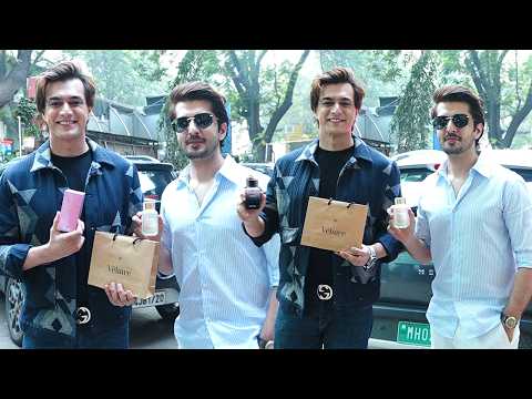 Yeh Rishta Kya Kehlata Hai Actor Mohsin Khan With Brother Sajjad Khan Promote Their Brand 'Velaire'