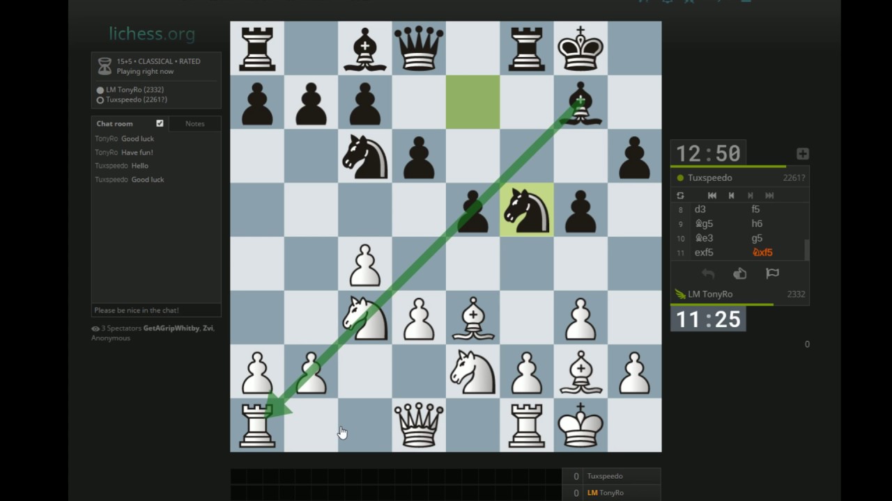 Rapid Game #65 - English Botvinnik System vs TuxSpeedo - YouTube