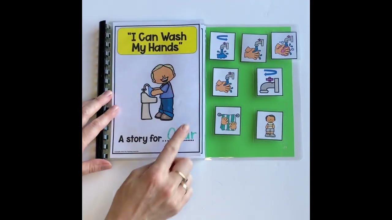 "I Can Wash My Hands" Adapted Book & Visuals Pack - YouTube