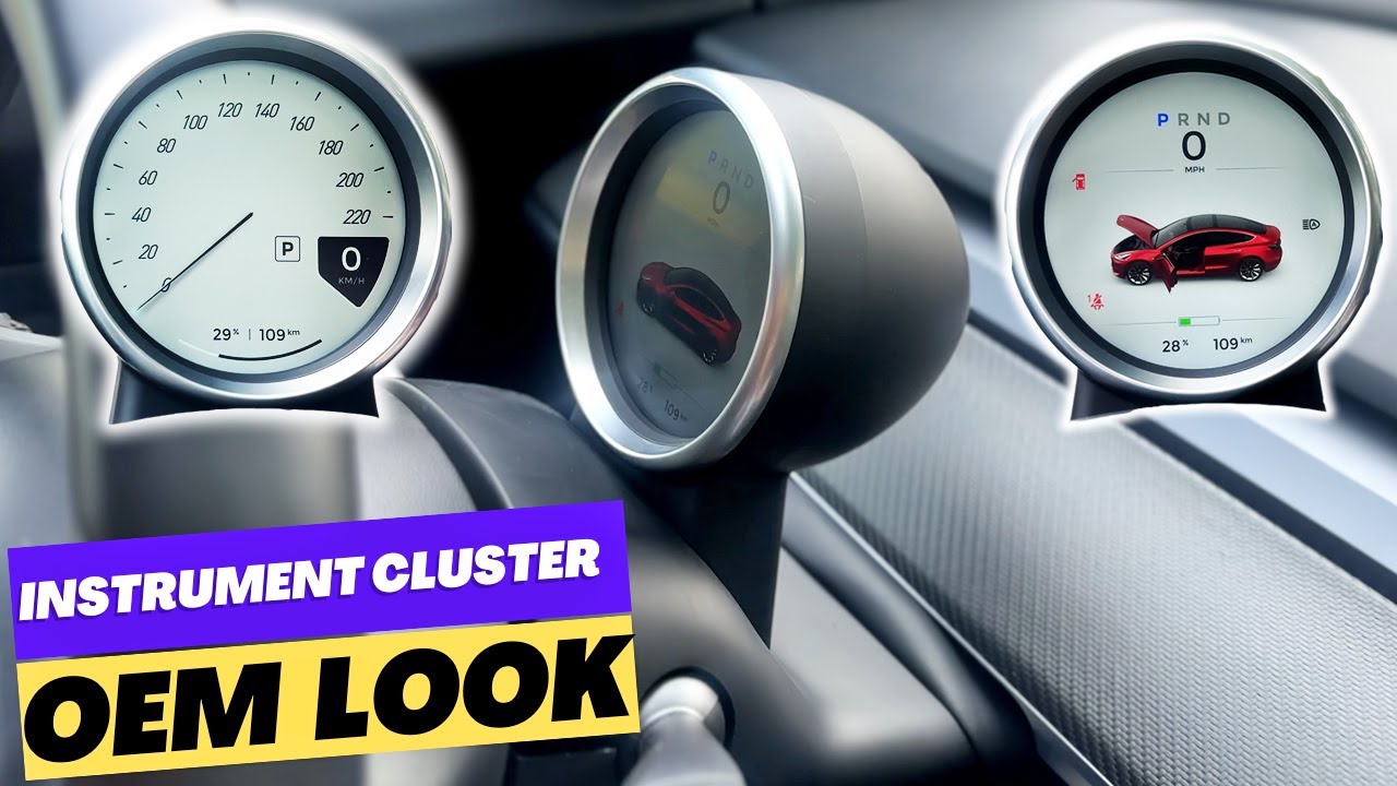NEW Instrument Cluster Display for Tesla Model 3/Y 2023 (UI ...