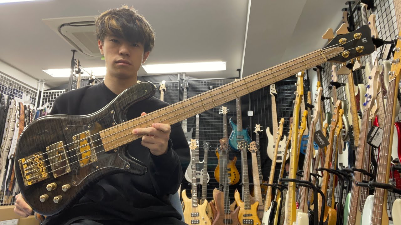 Warwick / Custom Shop Master Built Streamer CV4 High Polish STAR EB ...