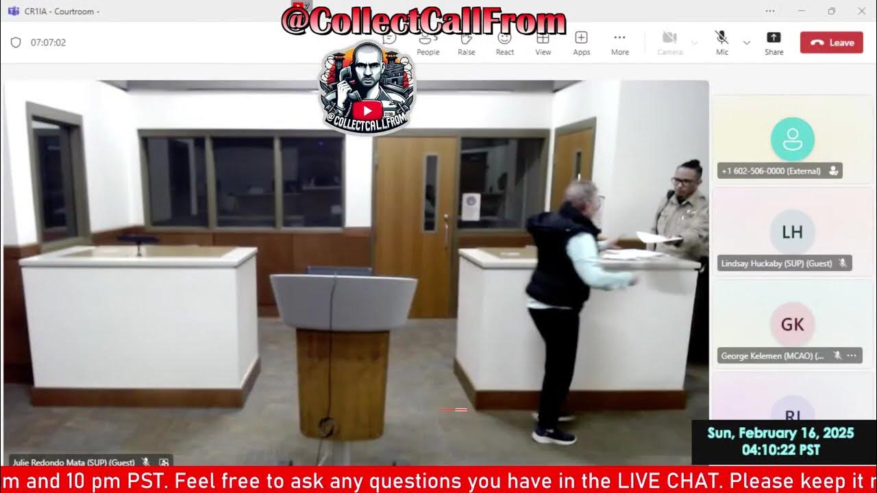 Initial appearance Maricopa County Superior Court ARIZONA 02/16/2025 4am PST - YouTube