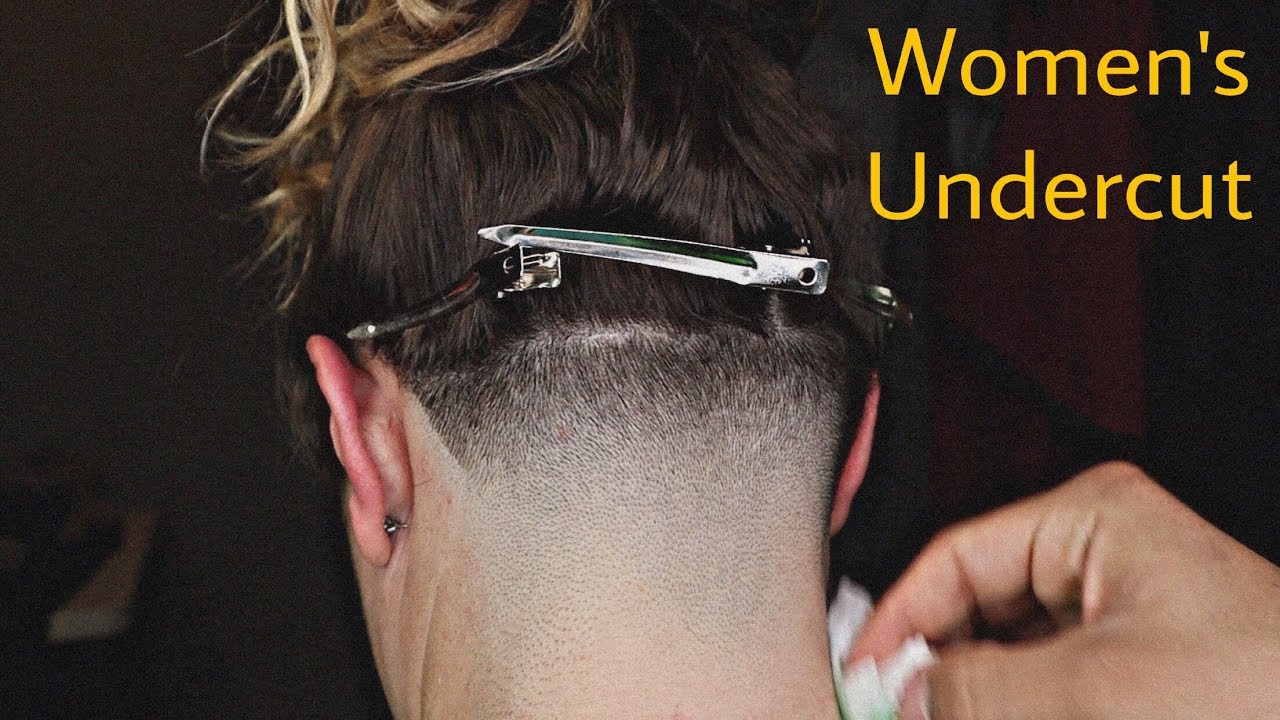 How to do a Woman's Undercut | Tutorial - YouTube