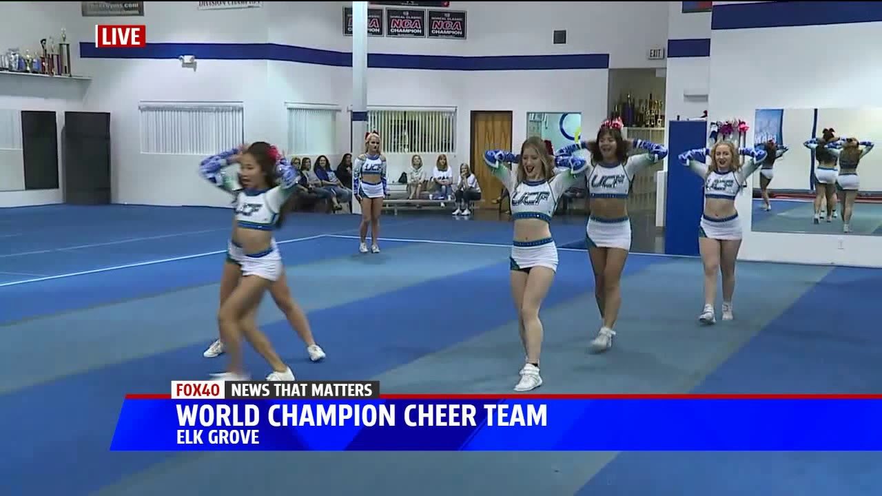 University Cheer Force on Fox 40 - YouTube
