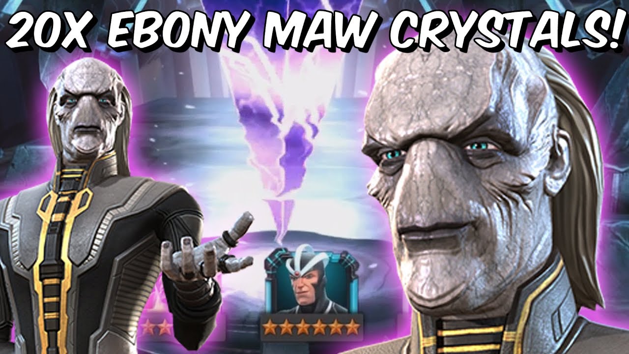 20x 6 Star Ebony Maw Cavalier Featured Crystal Opening! - Marvel ...