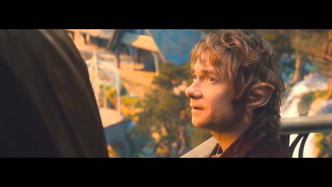 The Hobbit - Extended Edition Scene - Lord Elrond talks with Bilbo ...