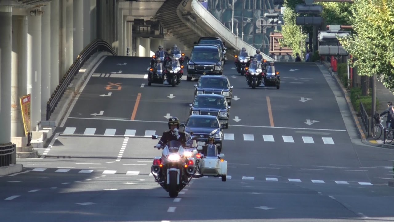 三笠宮崇仁親王 斂葬の儀 葬送車列 The Imperial Family's funeral motorcade - YouTube