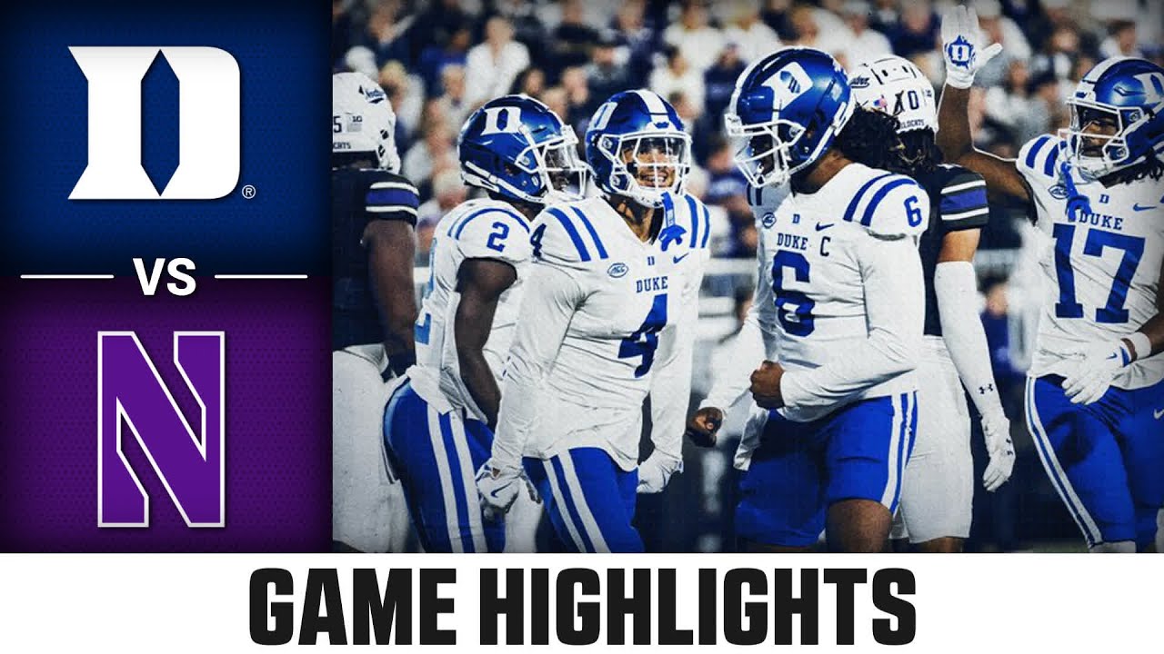 Duke vs. Northwestern Game Highlights | 2024 ACC Football - YouTube