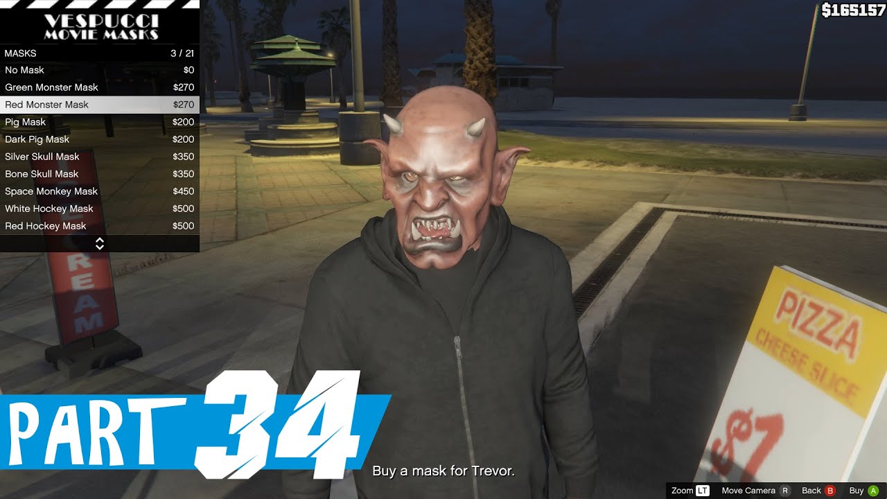 GTA V PC Mission 34 Masks 【 1080p HD 】 - YouTube