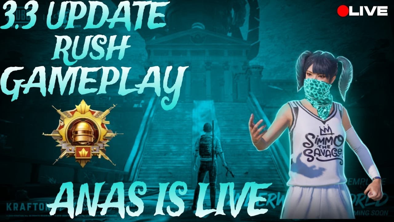 PUBG MOBLE 3.3 UPDATE LIVE GAMEPLAY - YouTube