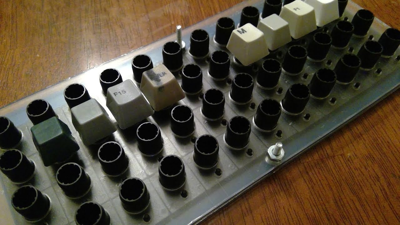 Buckling Spring 40%, All Clear Keyboard, projects! - YouTube