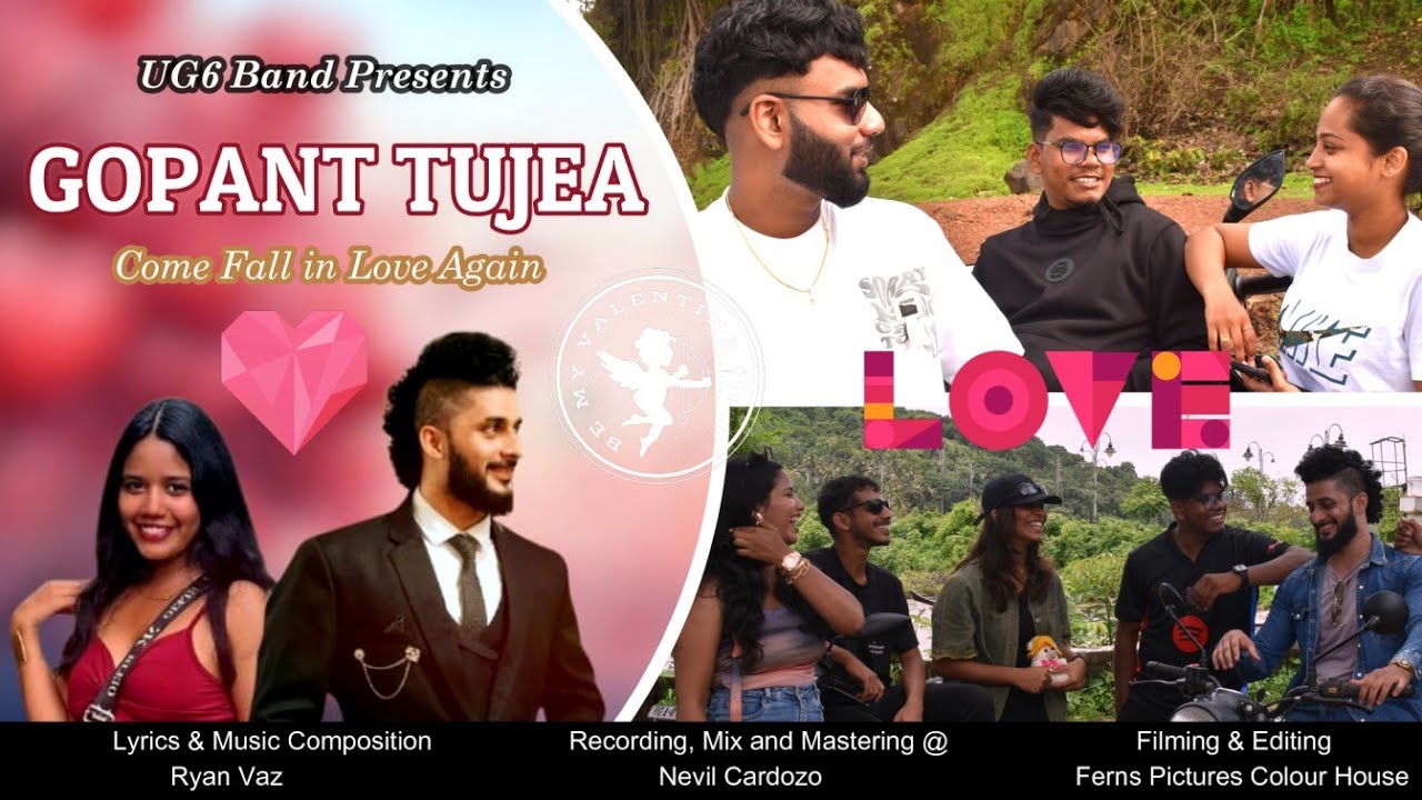 GOPANT TUJEA I Konkani Love song 2025 I Ryan Vaz with @UG6BandGoa - YouTube
