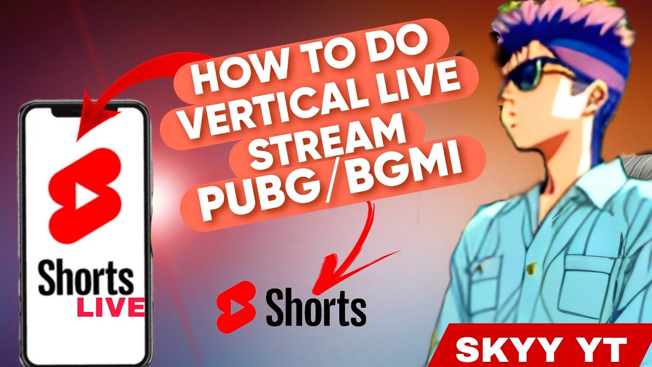 HOW TO DO LIVE STREAM ON SHORTS | Vertical Live Stream | SKYY YT - YouTube