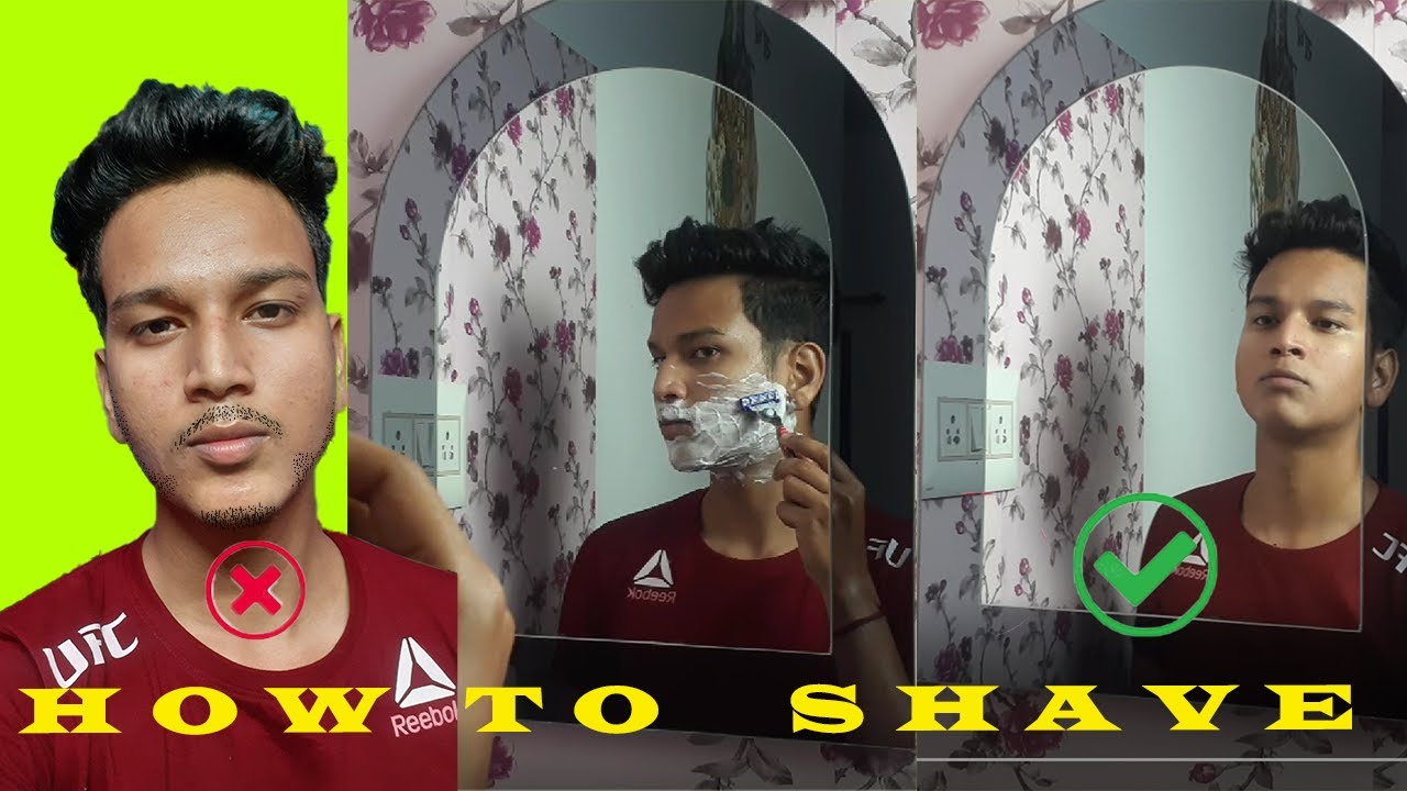 HOW TO SHAVE // ( Patchy beard Vs Clean Shave )// Men Shaving Tutorial ...