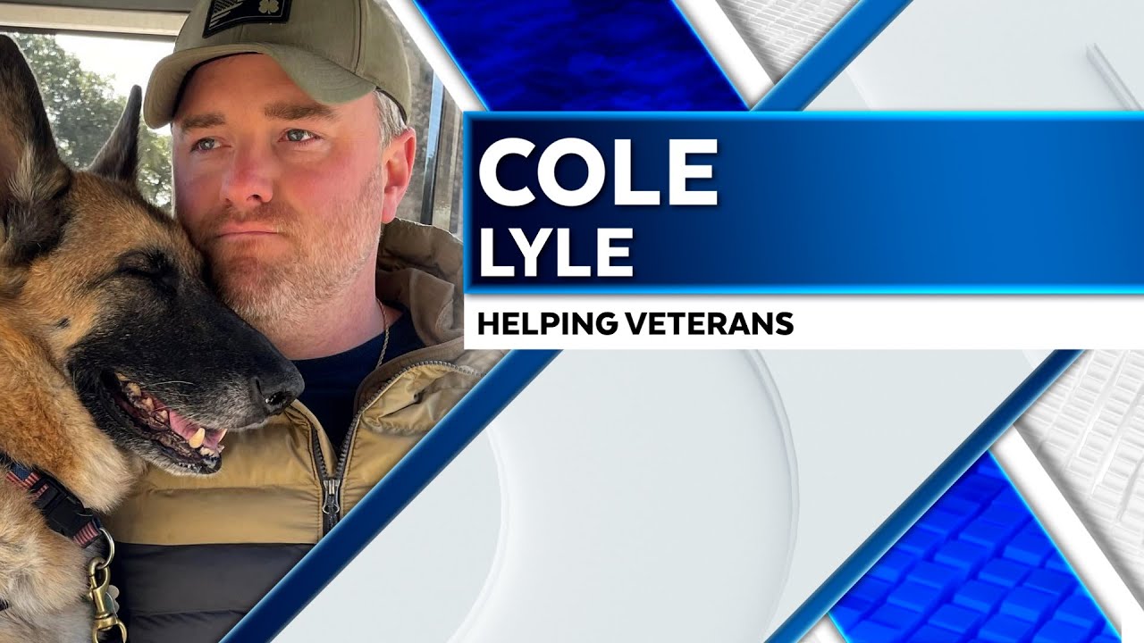 Marine Veteran Cole Lyle Helps Fellow Veterans With Service Dogs - YouTube