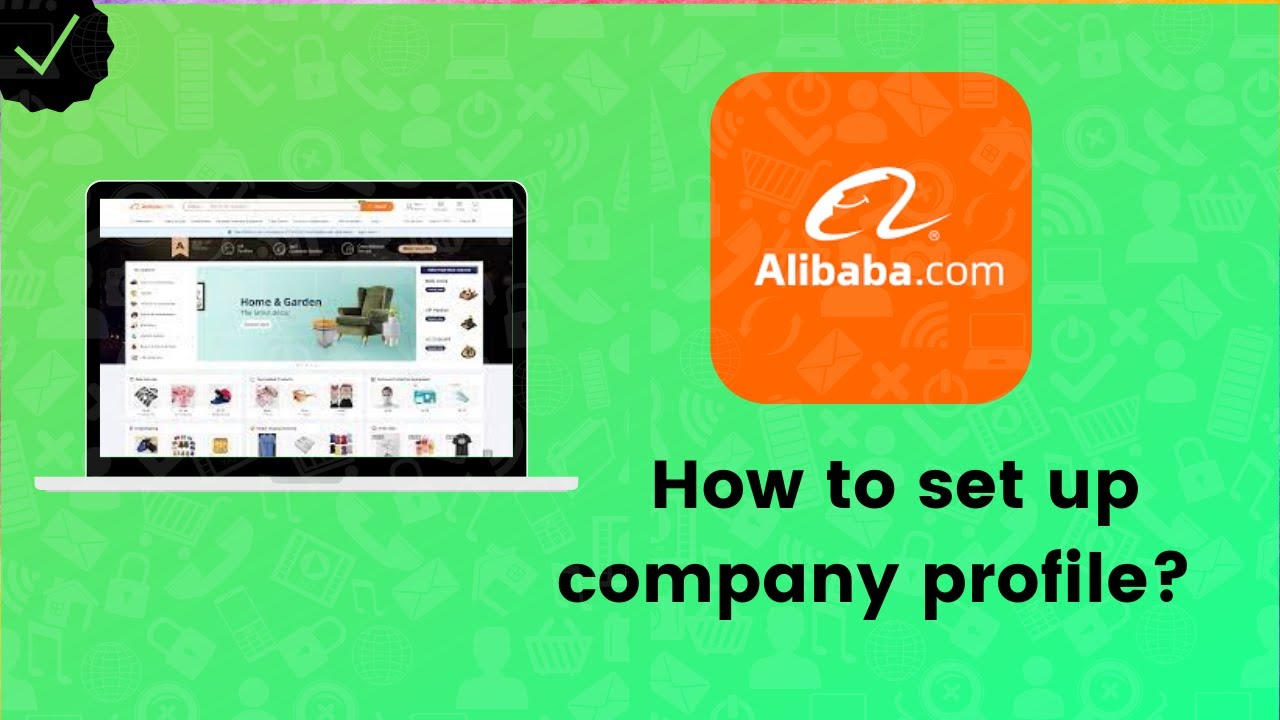 How to set up company profile on Alibaba? - YouTube