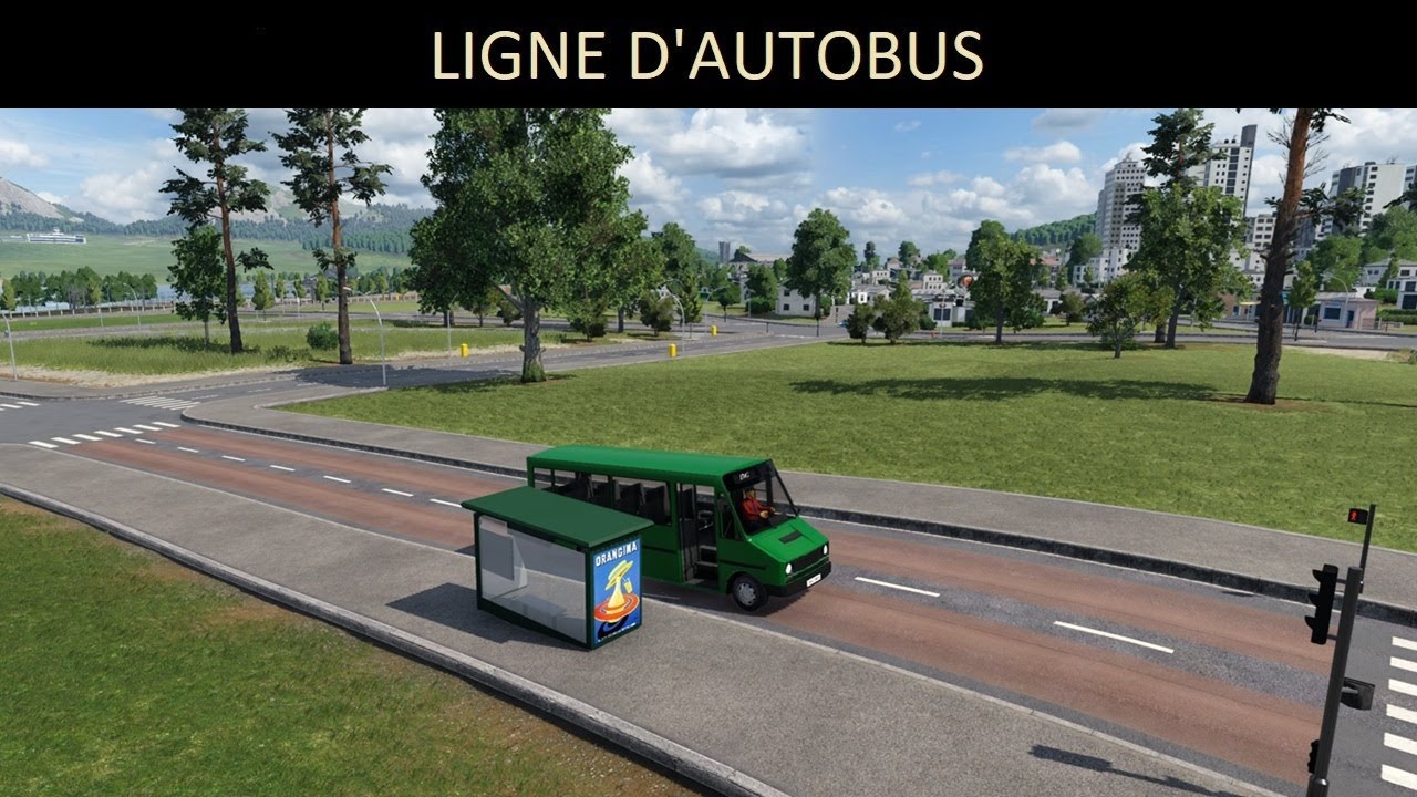 Transport Fever 2 - Map 10 - Autobus EN G - Entrelacs - évolution 1 ...
