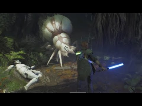 Jedi fallen order creature fights - YouTube