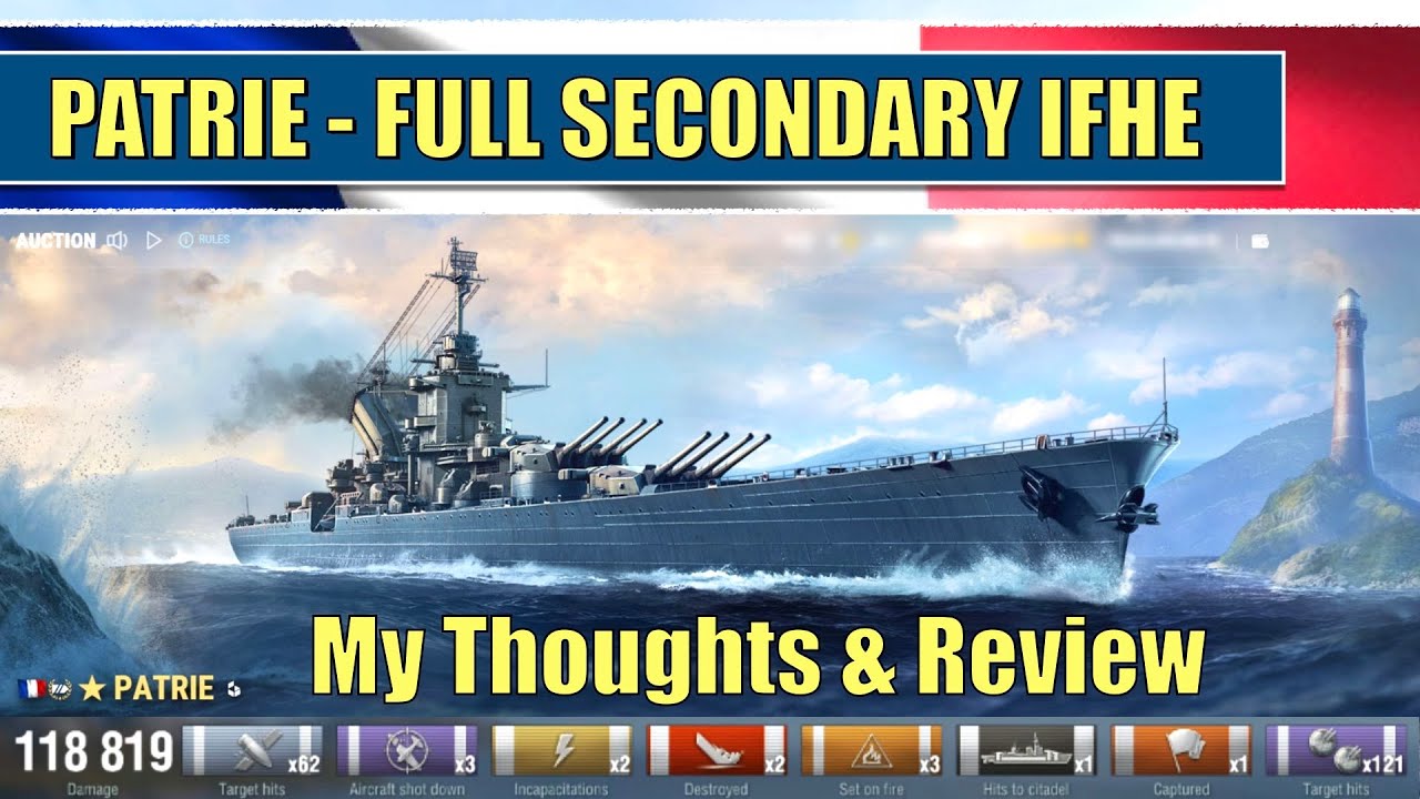 Super Battleship Patrie | My Thoughts | World of Warships - YouTube