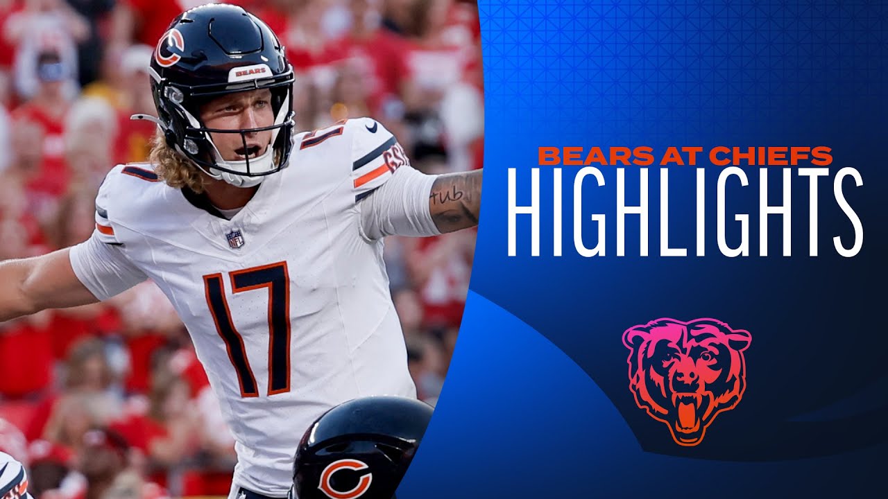 Chicago Bears Top Plays vs. Kansas City Chiefs | 2024 Preseason Week 3 ...