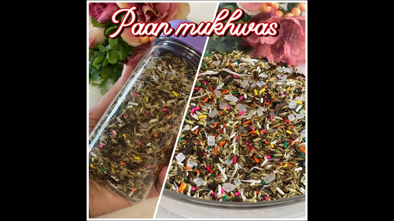 Paan Mukhwas recipe | Homemade mukhwas | Digestive and tasty Mouth ...