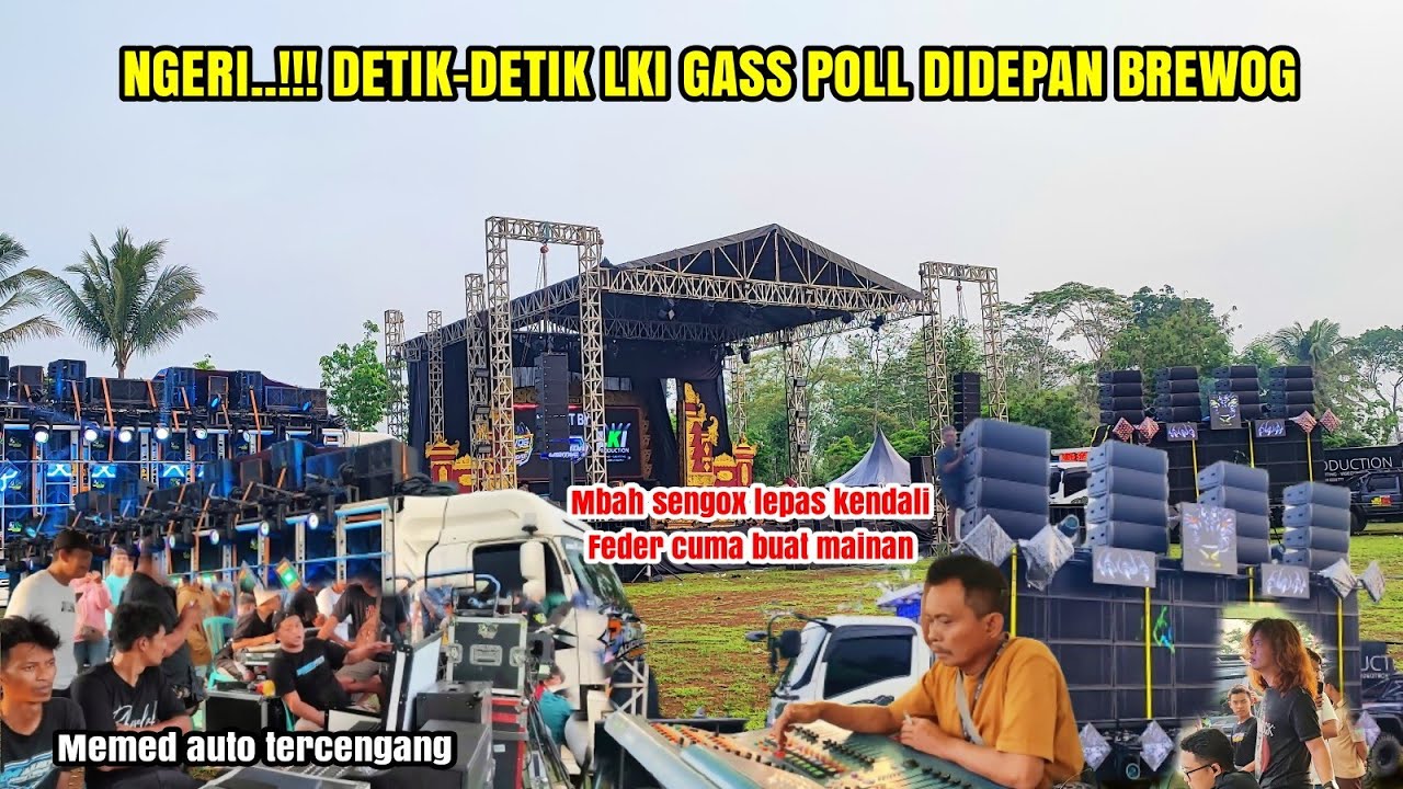 Mbah sengox lepas kendali lagi,Detik-detik lki production ngegass ...